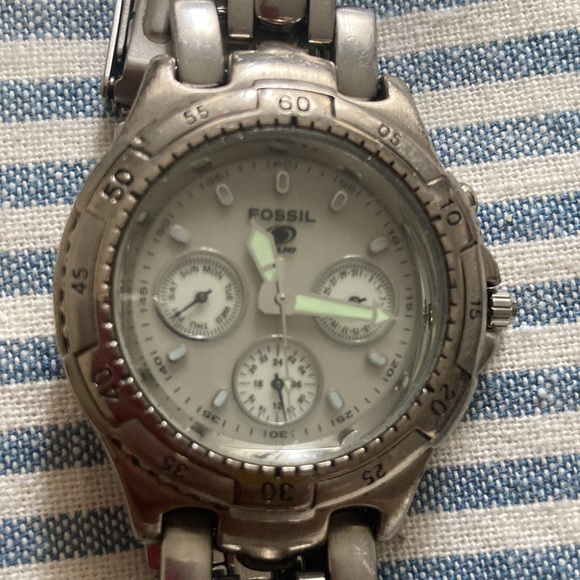 Fossil | Accessories | Mens Fossil Blue Watch | Poshmark